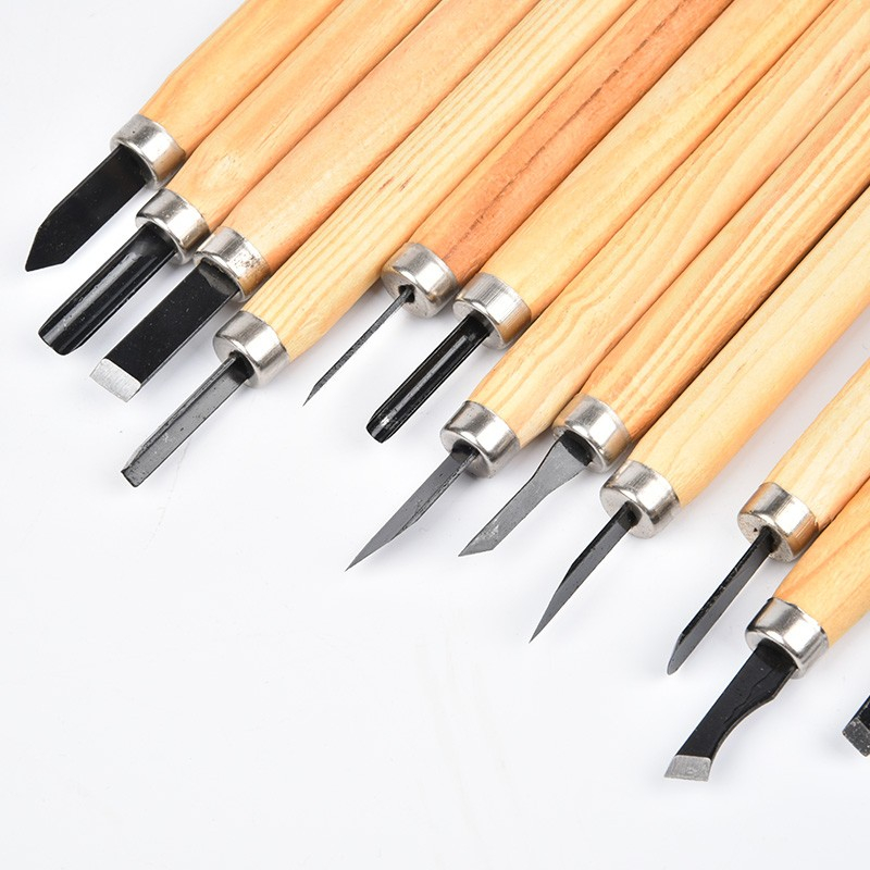 12pcs Wood Carving Chisels couteau Knife Carving Knife For Basic ...