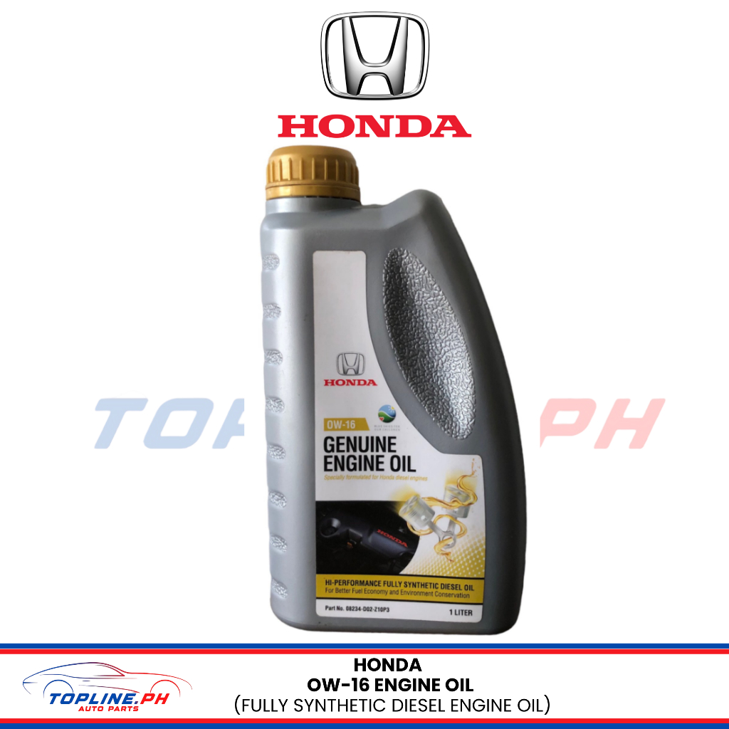 (1L) Honda OW-16 Engine Oil (Fully Synthetic Diesel Engine Oil ...