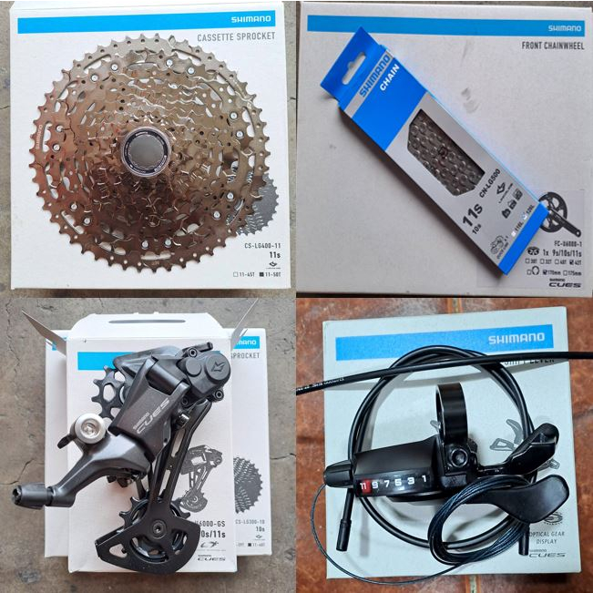SHIMANO CUES 1X11 SPEED ( UPKIT, CRANKSET and BRAKESET) | Shopee ...