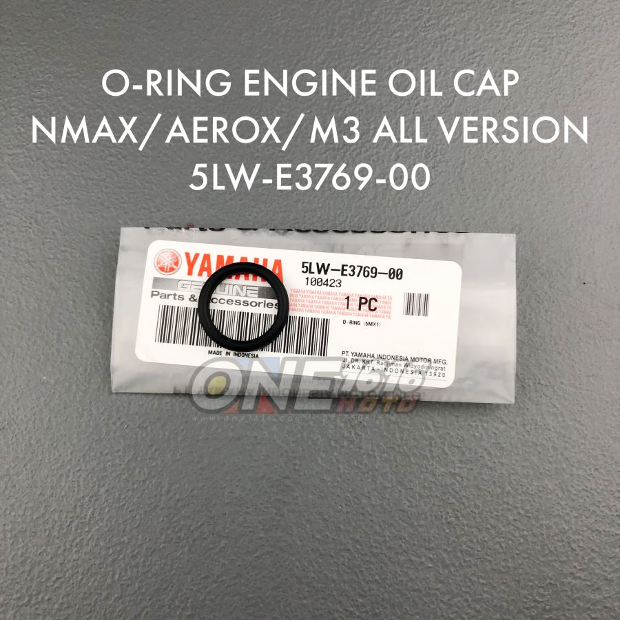 YAMAHA GENUINE O-RING ENGINE OIL CAP 5LW-E3769-00 FOR NMAX/AEROX/M3 ALL VERSIONS | Shopee ...