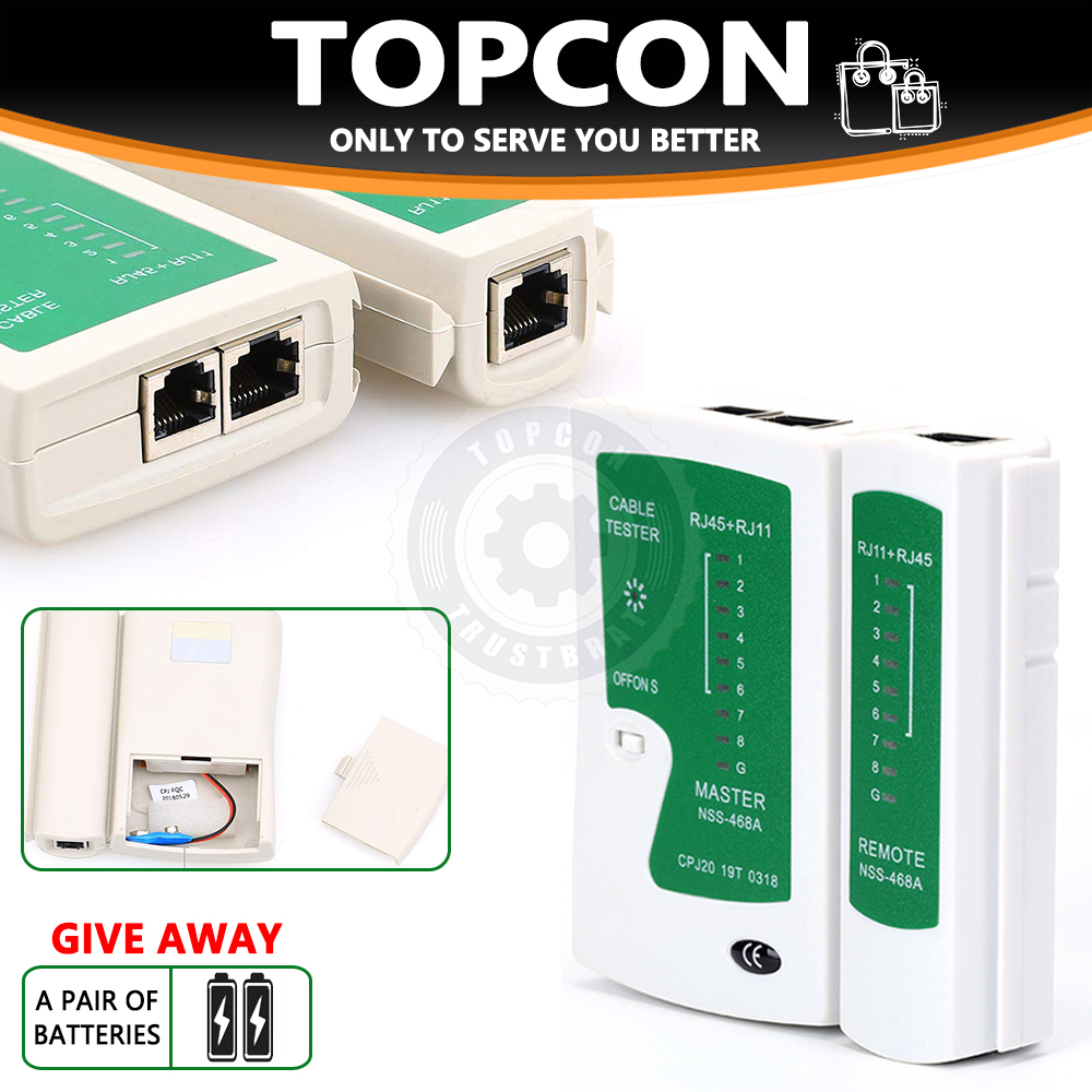 Cat5 Network Cable Tester Elephone Line Detector The Internet Repair ...