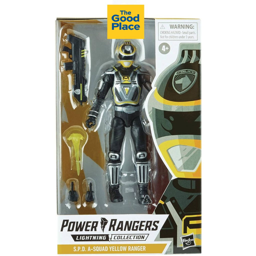 HASBRO Power Rangers Lightning SPD A Squad Yellow Action Figure With ...