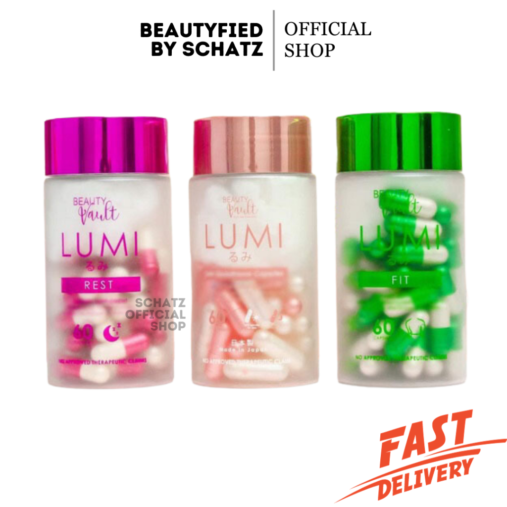 Beauty Vault Lumi 24h Glutathione / Lumi Rest / Lumi Fit Capsules ...
