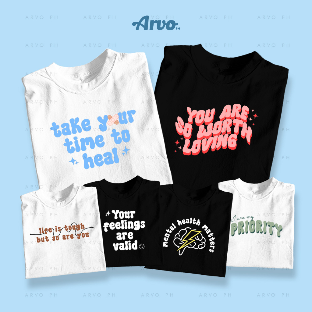 Positivity Tshirt 2023 | XS to 5XL | ARVO PH Unisex Regular / Plus Size ...