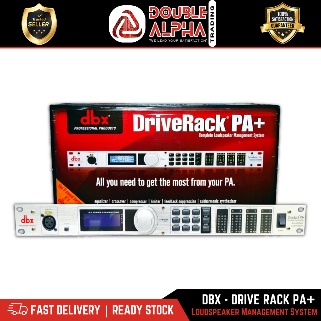 HIGH QUALITY LOUDSPEAKER MANAGEMENT SYSTEM DBX Drive Rack PA+ | Shopee ...