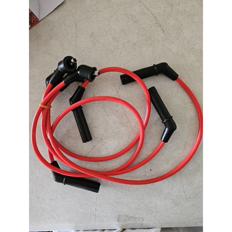 OPTIMUM Mitsubishi Lancer 4G13 4G15 Itlog Hotdog RED High Tension Wire ...