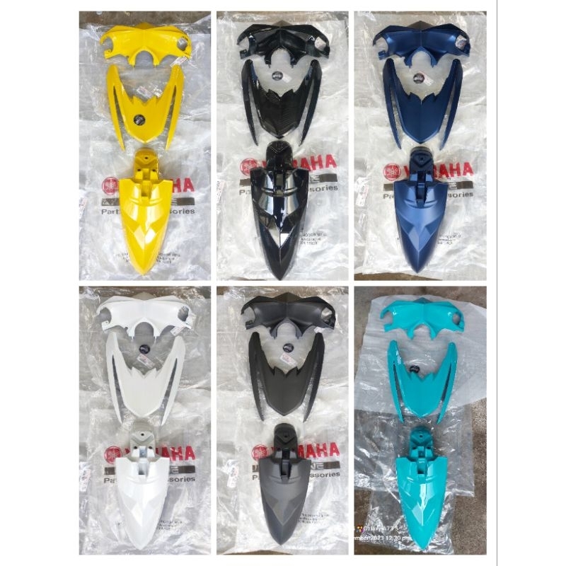 mio i 125 front cover set 3pcs (yamaha) original | Shopee Philippines