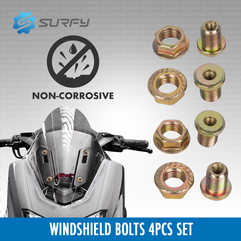 Anti Crash Windshield Visor Bolt 4Pcs/Set Inner Bolt For Nmax Aerox ADV ...