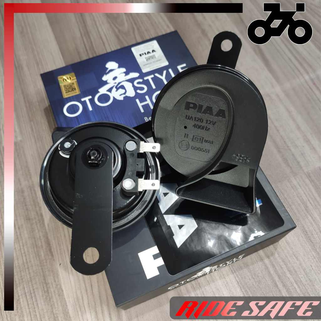 PIAA OTO STYLE HORN 12V / 112dB 400Hz / 500Hz UNIVERSAL FOR MOTOR AND CAR | Shopee Philippines