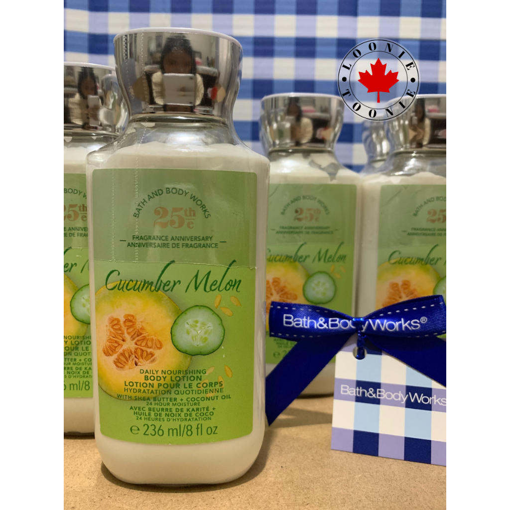CUCUMBER MELON Bath & Body Works - 236ml Daily Nourishing Body Lotion ...