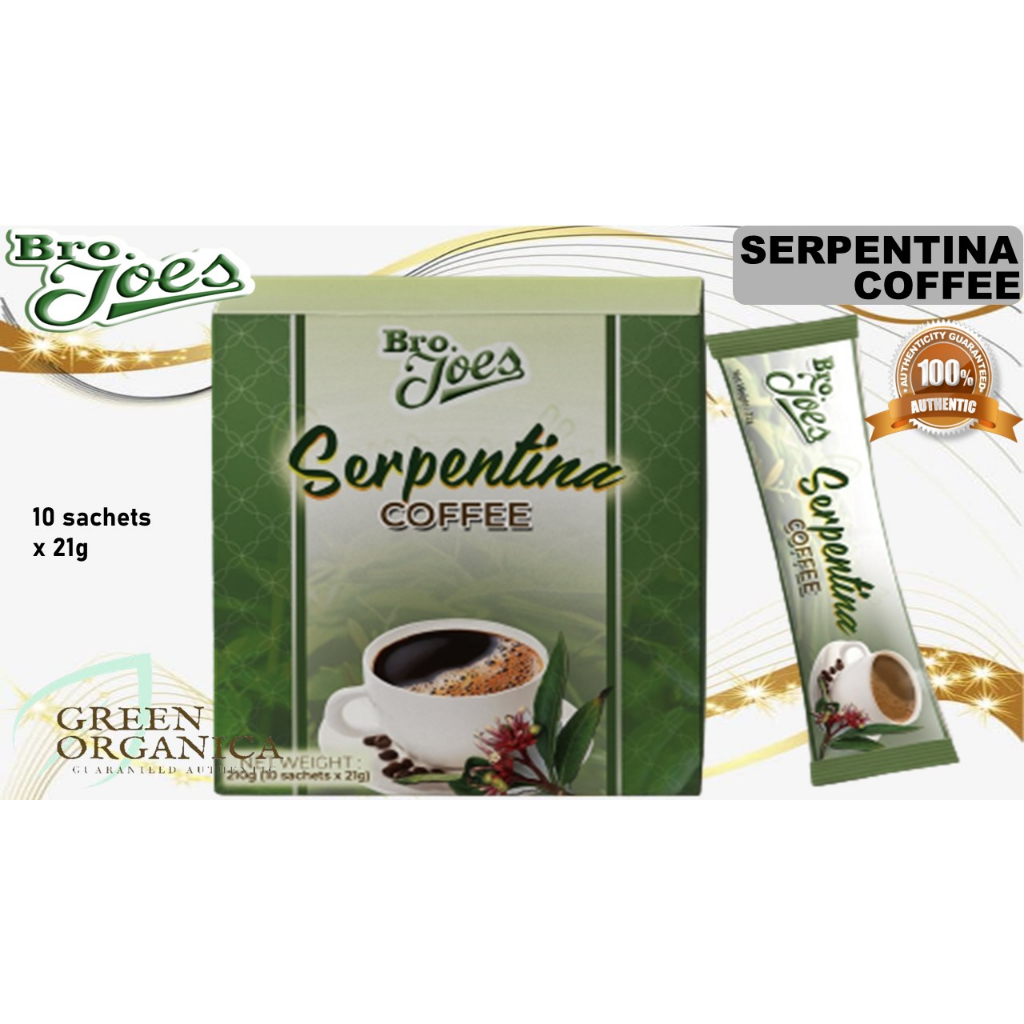 Organica SERPENTINA COFFFEE [Bro. Joes] 10 Sachets Healthy Coffee ...