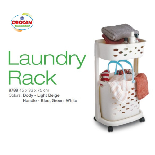 #8878 Orocan Laundry Rack Basket | Shopee Philippines