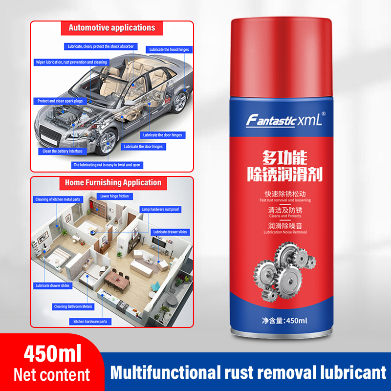 ⚡In Stock⚡450ML Car Rust-removing Lubricant Multi-purpose Cleaning ...