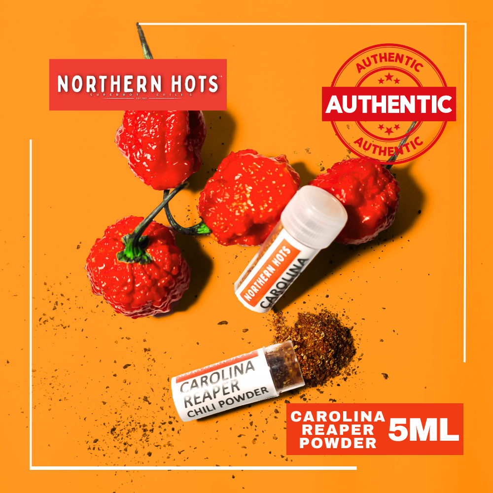 Carolina Reaper Chili Powder 5ml with free seeds | Shopee Philippines
