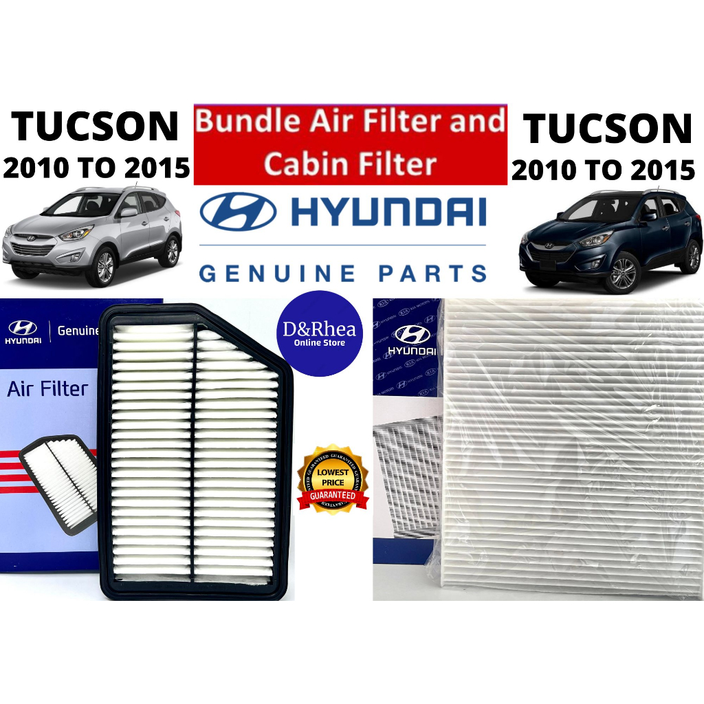 HYUNDAI BUNDLE AIR FILTER + CABIN FILTER FOR HYUNDAI TUCSON 2010 TO ...
