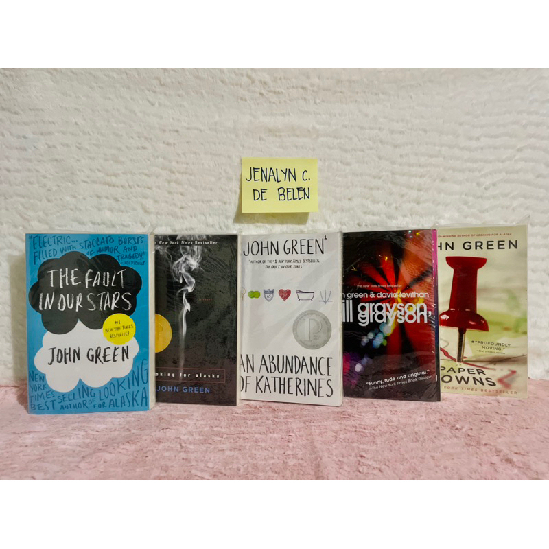 John Green | Fault In Our Stars,Looking for Alaska,Abundance of ...