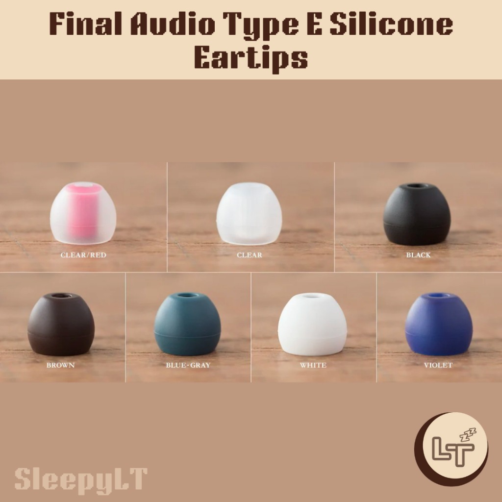 Final Audio Type E Series Silicone Eartips (1 pair per order) | Shopee ...