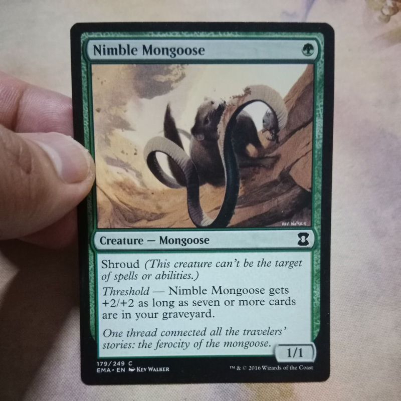 Nimble Mongoose (Magic the Gathering) | Shopee Philippines