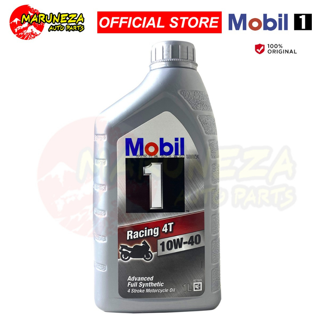 Mobil 1 Racing 4T 10W-40 1 Liter | Shopee Philippines