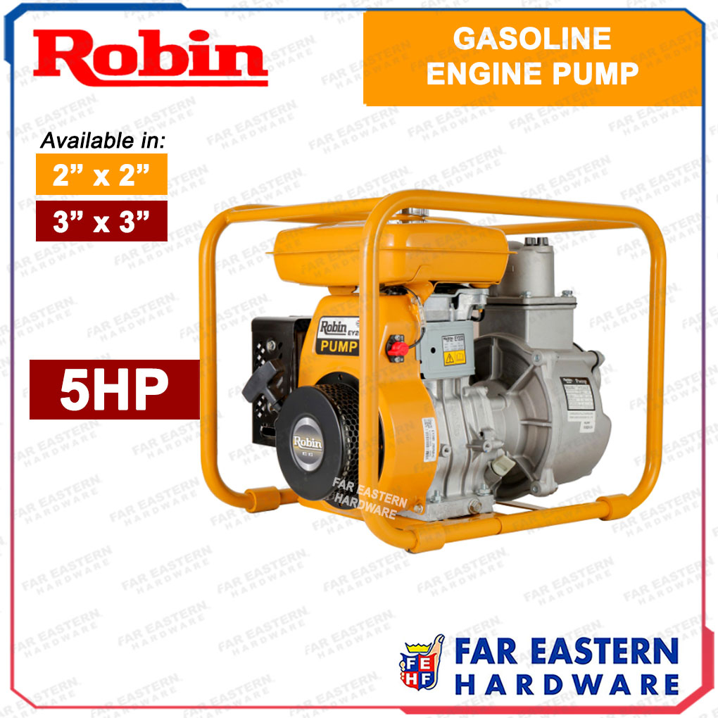 ROBIN Gasoline Engine Water Pump EY20 5HP 2" | 3" Pumpset | Shopee ...