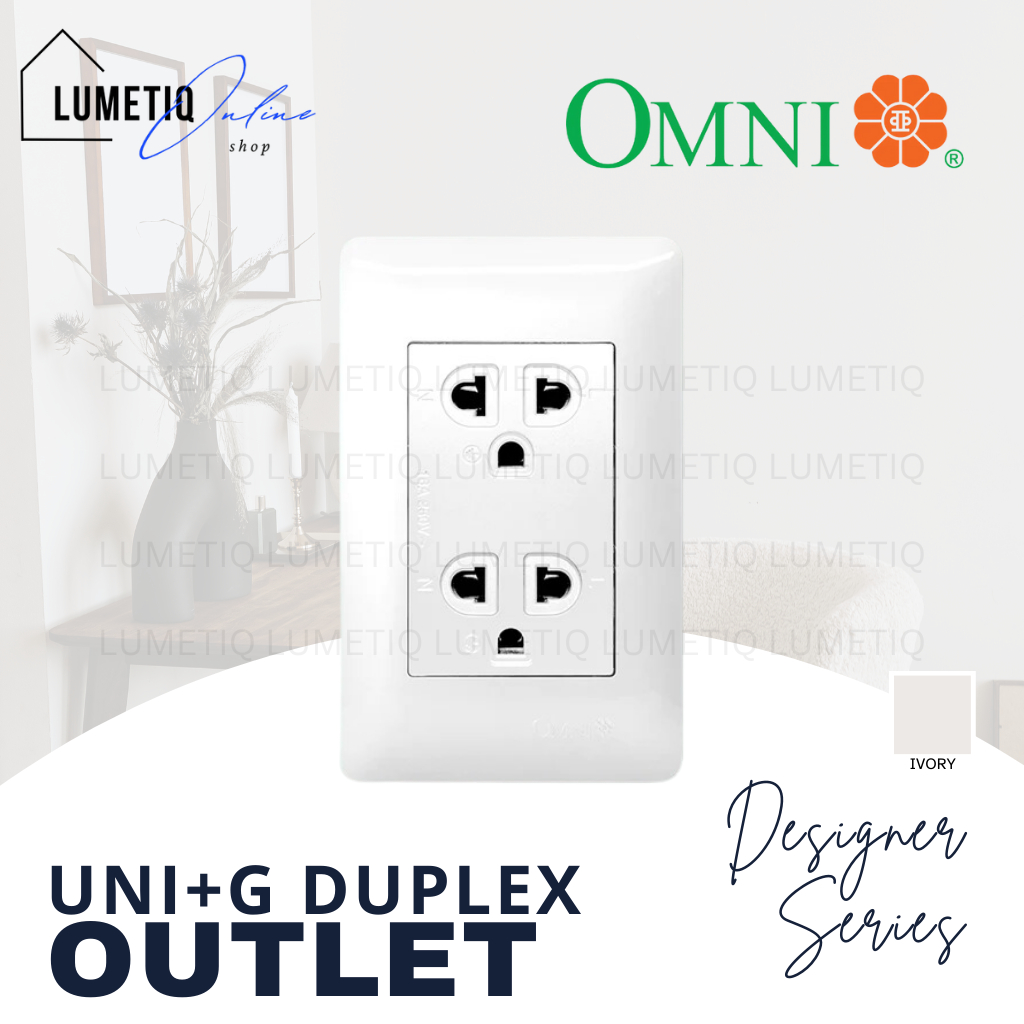 Omni Designer Series Ivory Color Universal & International Outlet Set | Shopee Philippines
