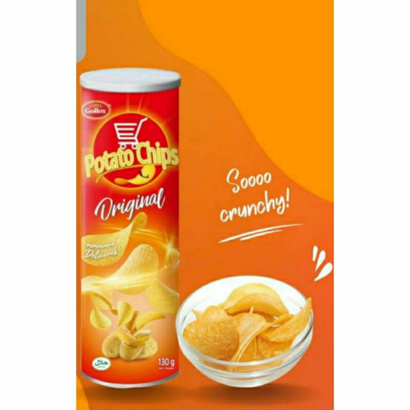 GO BITES POTATO CHIPS FLAVOR ORIGINAL, SALTED EGG, BARBECUE 130GRAMS ...