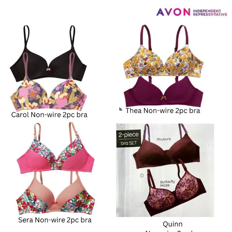 AVON NONWIRE 2PC BRA SET | Shopee Philippines