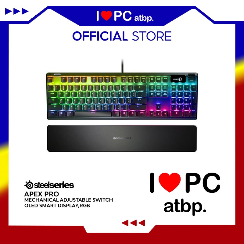 SteelSeries Apex Pro Gaming Keyboard (Omnipoint Mechanical Adjustable ...