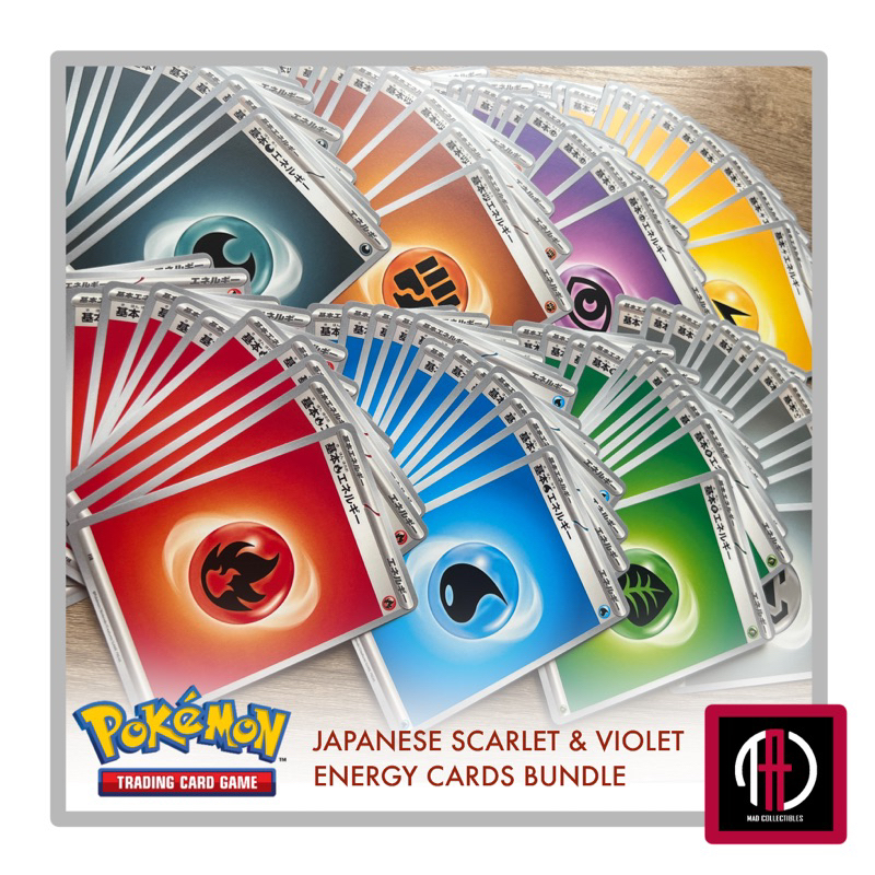 Japanese Pokemon TCG - Scarlet & Violet Energy Cards Bundle | Shopee ...