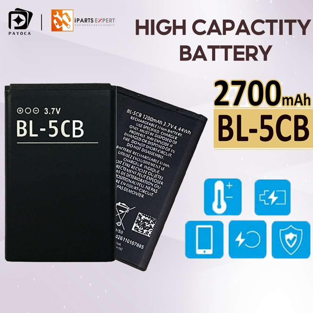 BL-5CB Lithium Polymer Phone Battery For Nokia 3108 2135 6086 6108 6230 ...