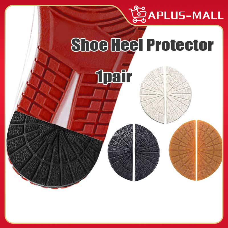 1Pair Self-Adhesive Shoe Heel Protector Rubber Wear-resistant Sole ...
