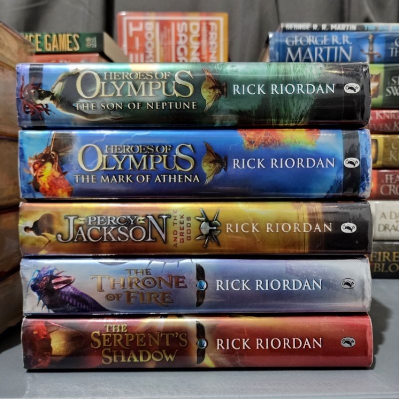 Rick Riordan Set (UK Hardbound Collection) | Shopee Philippines