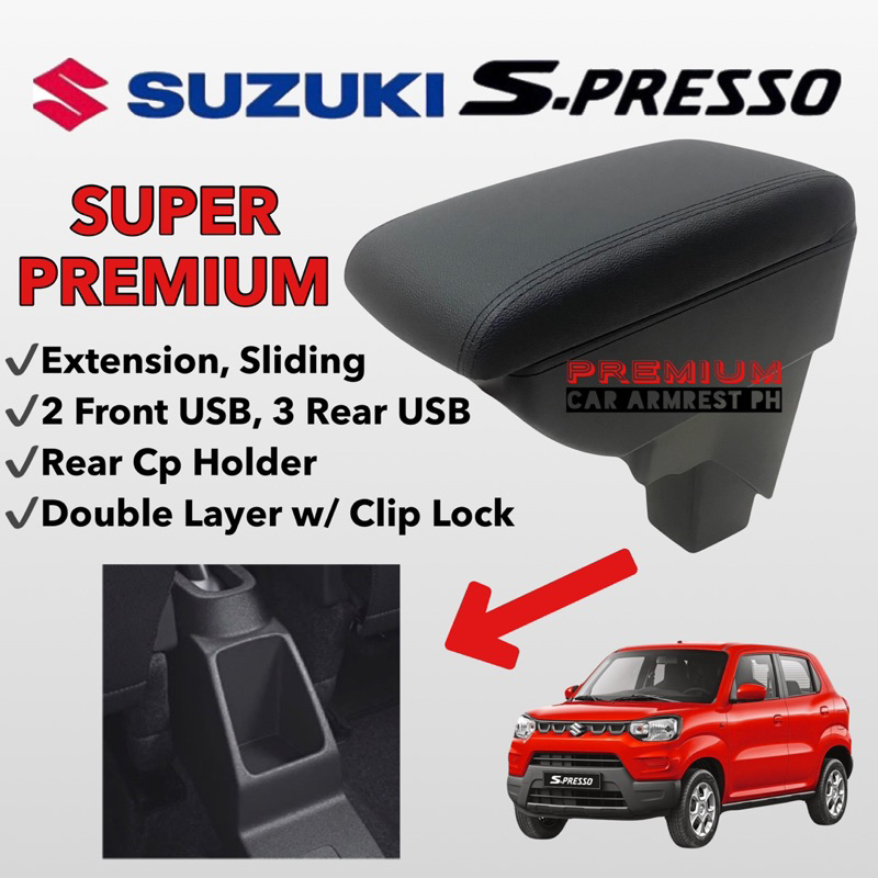 Suzuki Spresso Super Premium Armrest | Shopee Philippines