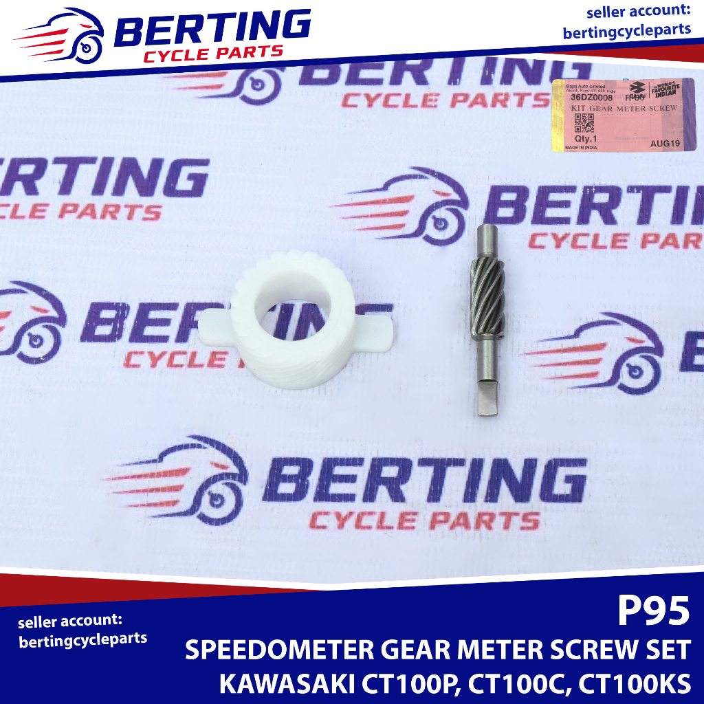 SPEEDOMETER GEAR METER SCREW SET Kawasaki CT100P CT100C CT100KS Genuine ...