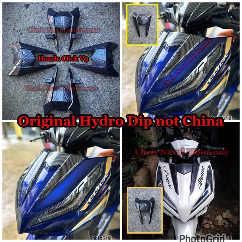New Honda Click V3 Original Carbon Front Cover (Original Universe ...