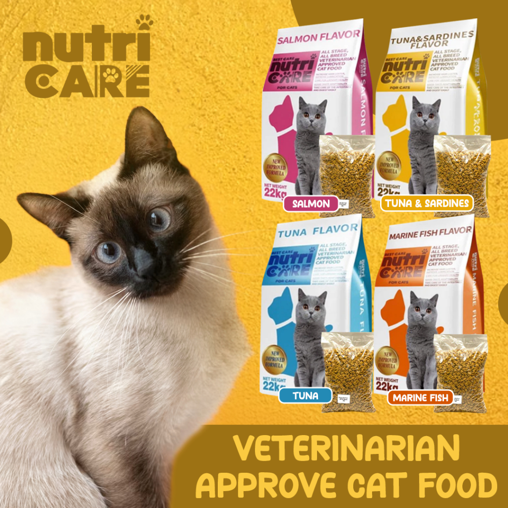1kg Nutri Care Nutricare All Stages Organic Cat Dry Salmon Tuna Food Aozi Cat DR Pet Supplies ...