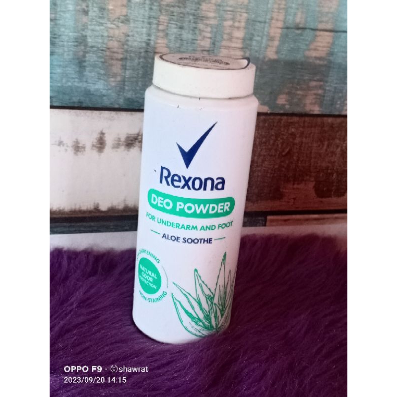 Sale!!40%off Rexona deo powder for underarm and foot (aloe soothe) 80g ...