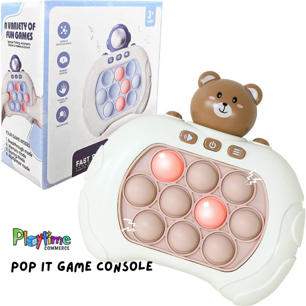 Pop It Game Console Fidget Toy Lights and Sound Popping Game | Shopee ...