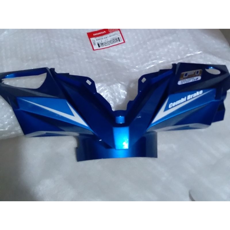 Handle Bar Cover(Upper 1)Glossy Blue Honda Beat Fi V2 125 | Shopee ...