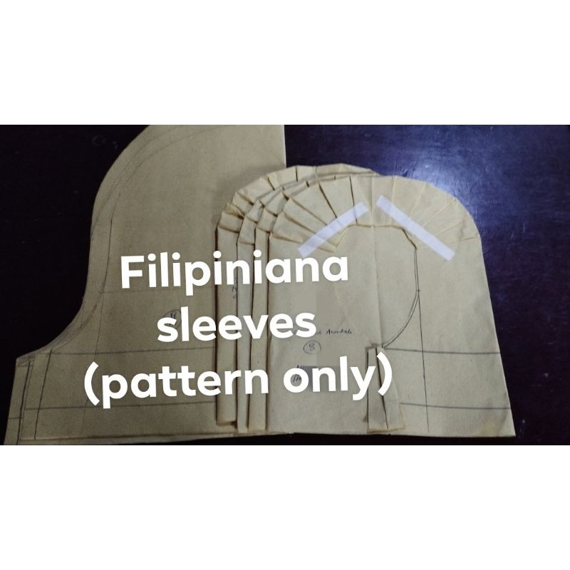 FILIPINIANA SLEEVES ( sewing patterns only) 150.00 ( s,m,l,xl) | Shopee ...