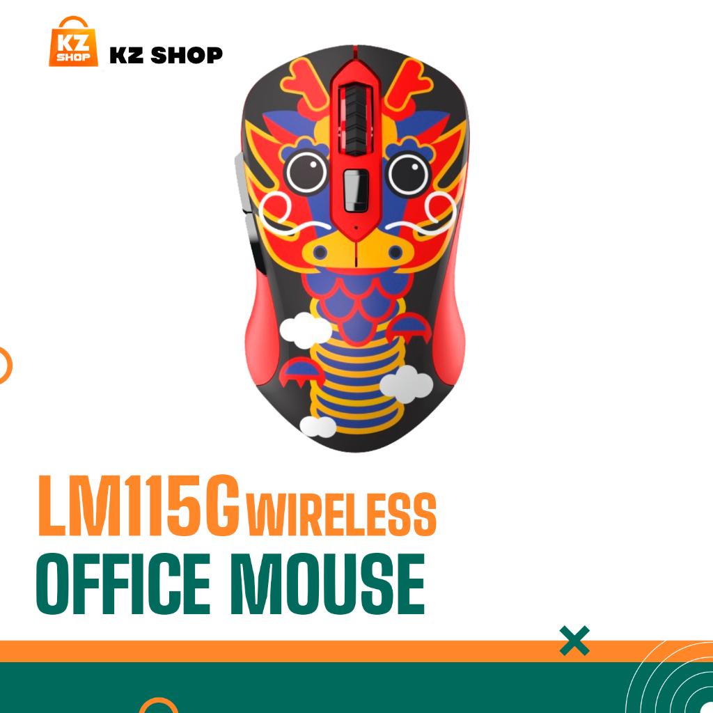 Dareu Lm115G Cute Dragon Wireless Mouse | Shopee Philippines
