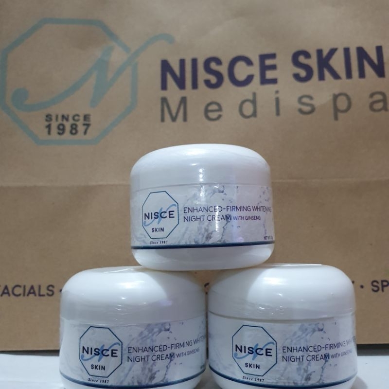 NISCE SKIN Enhanced-Firming Whitening Night Cream With Ginseng | Shopee ...