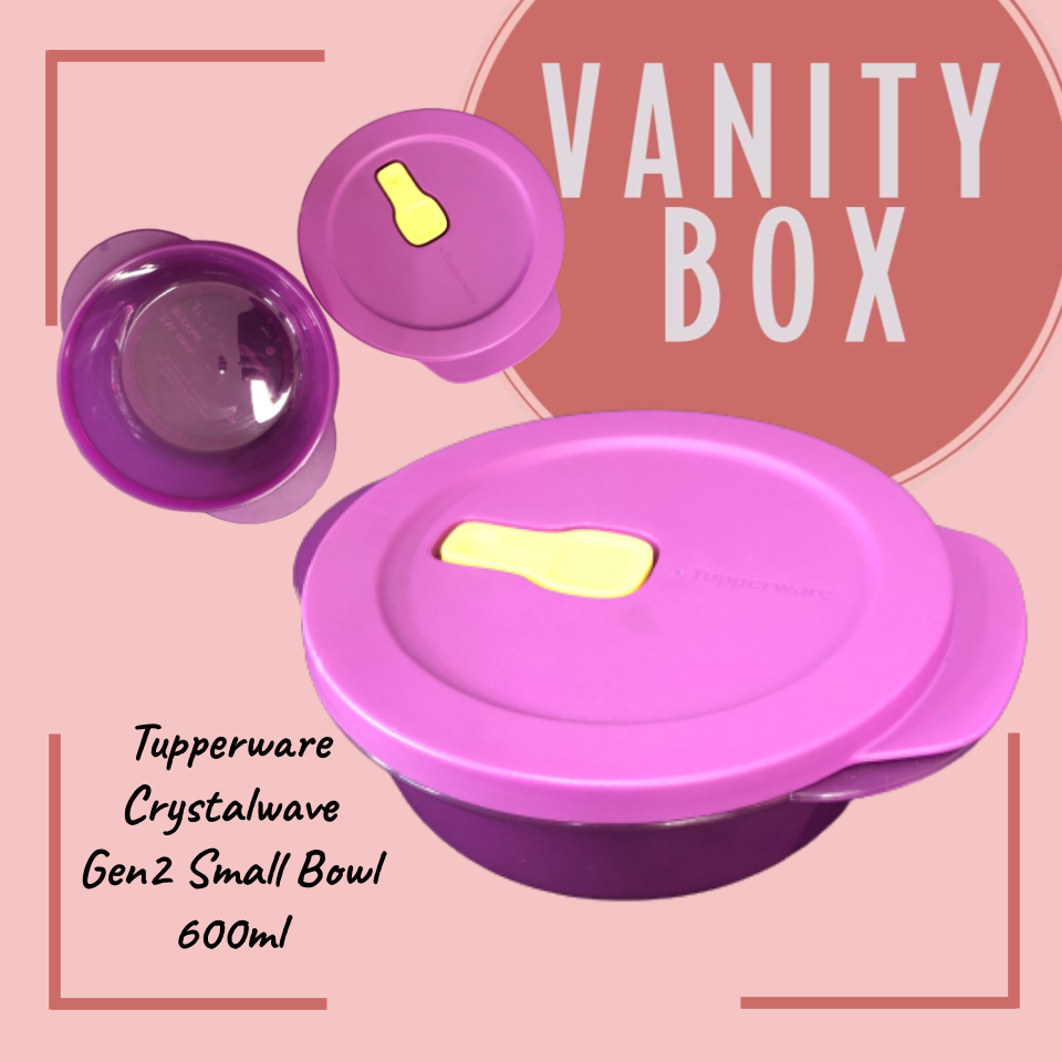 Tupperware Crystalwave Gen2 Small Bowl 600ml (Microwave Reheatable) | Shopee Philippines