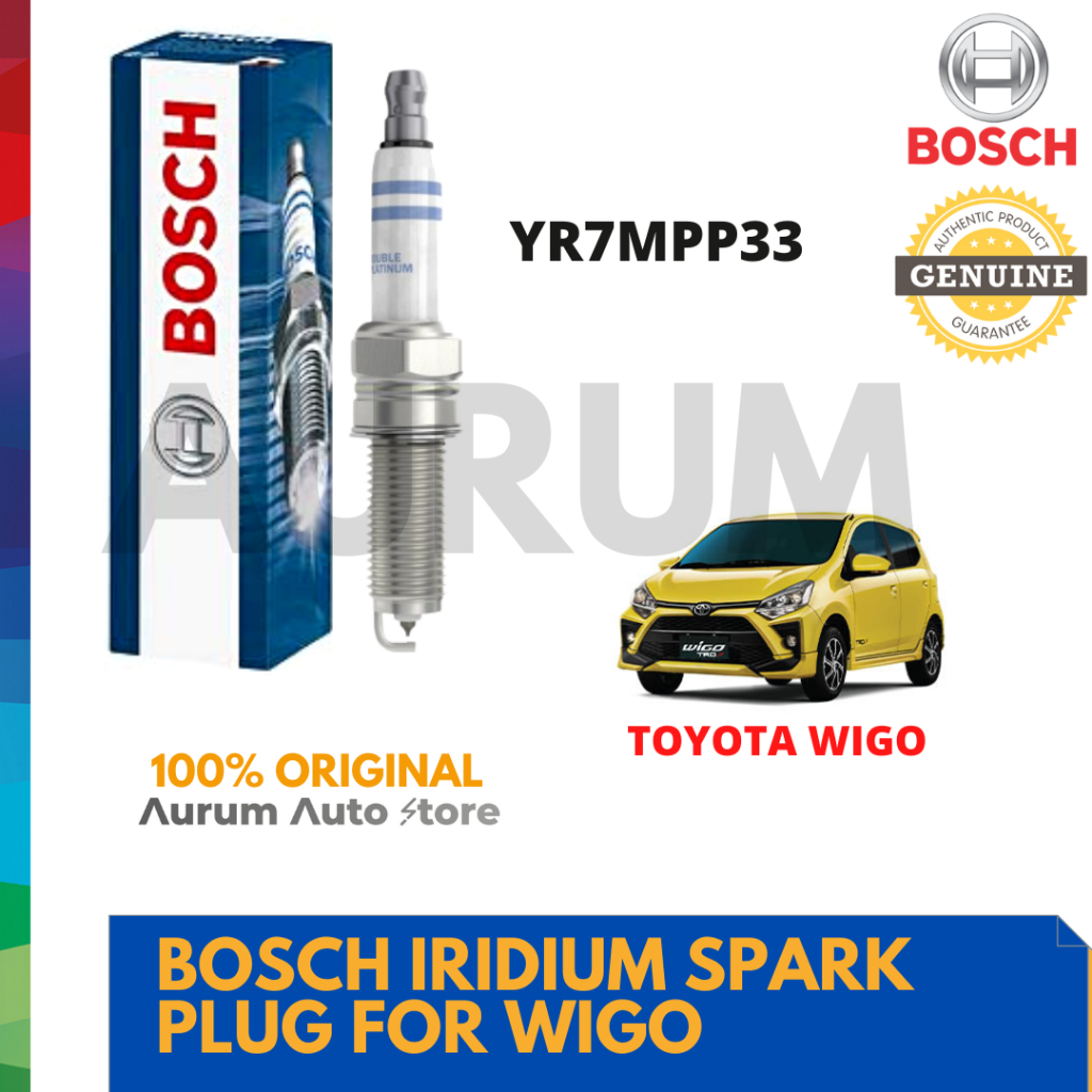 Bosch YR7MPP33 Spark plugs for Toyota Wigo (1pc) | Shopee Philippines