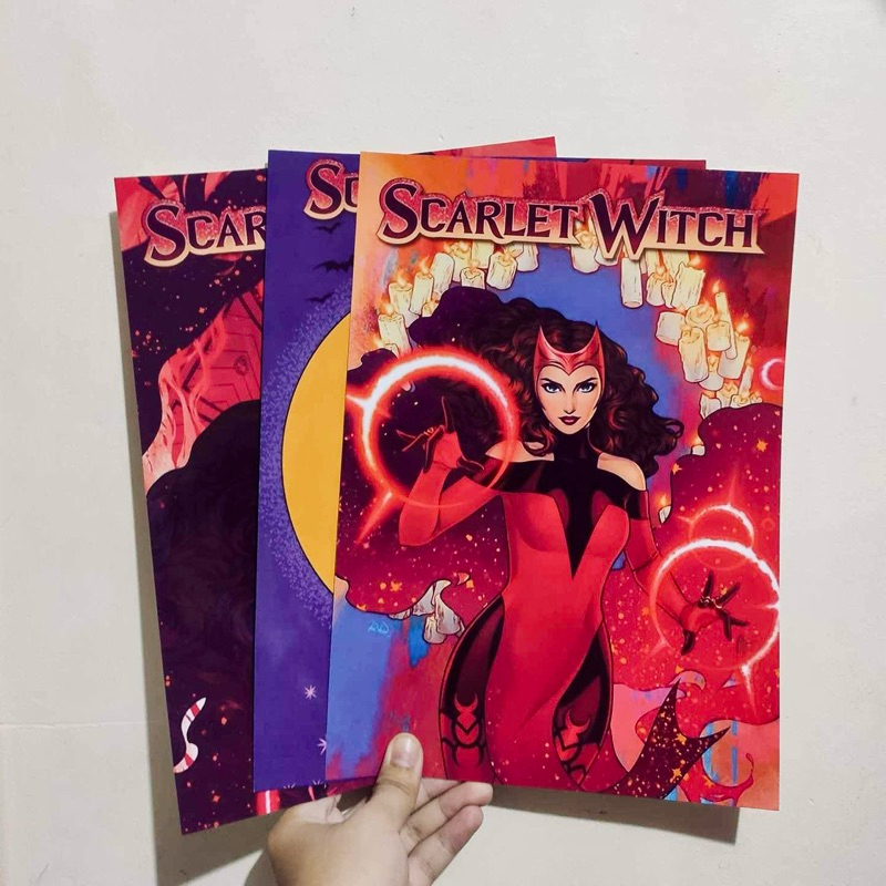 A4 Size Marvel Scarlet witch Wanda wall posters comics movie decor high ...