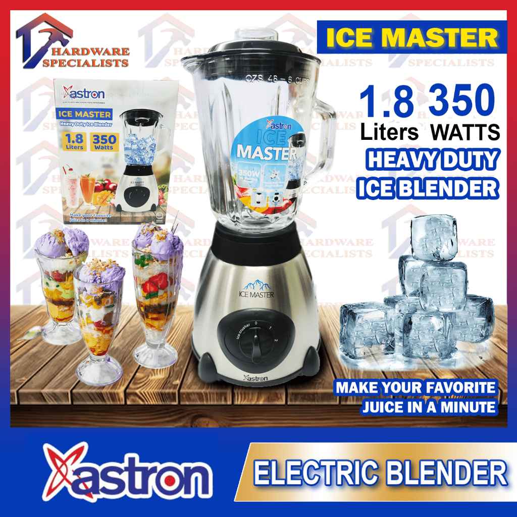 Astron Electric Blender ICE MASTER 1.8 Liters 350W Original Authentic ...