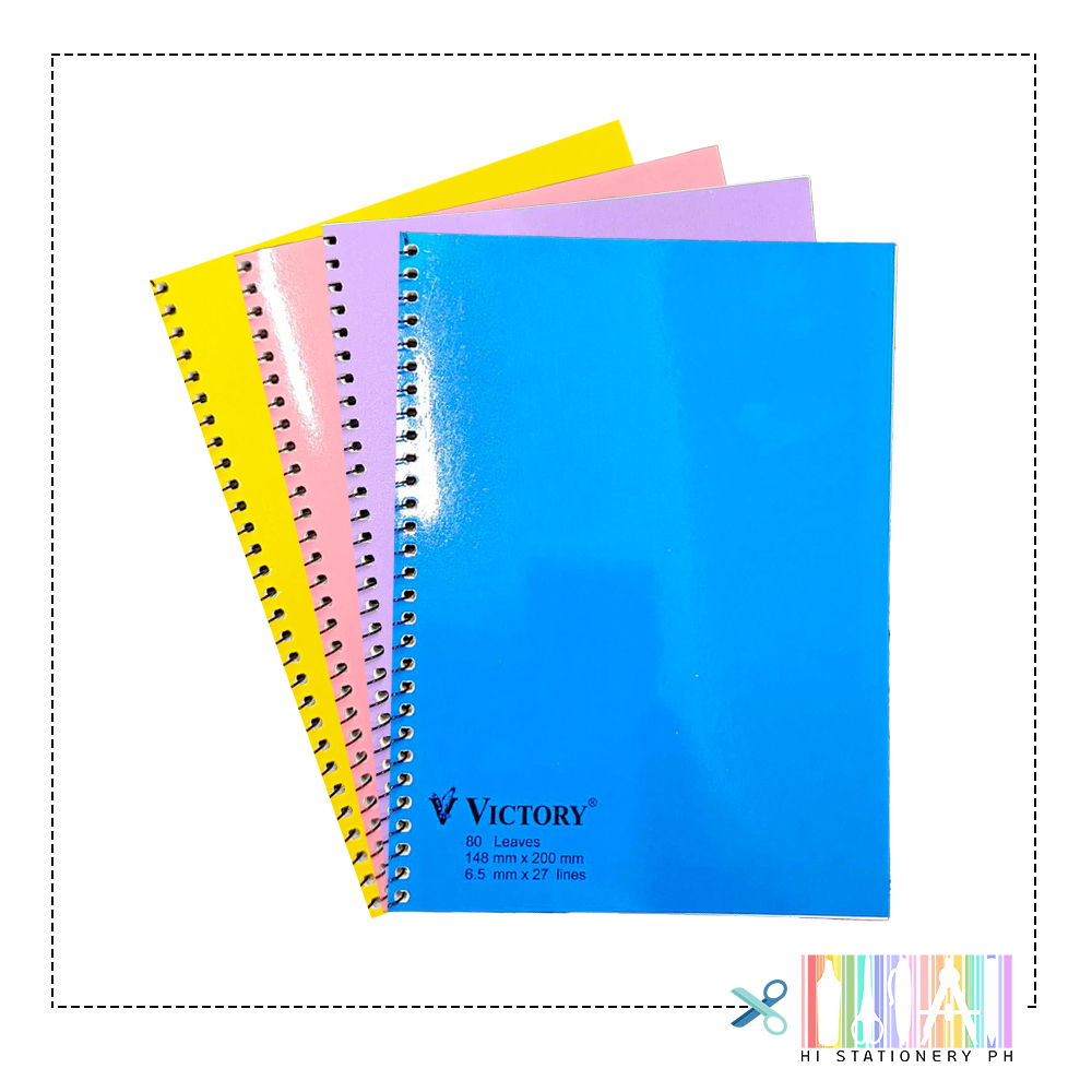 VICTORY Spiral Notebook - 1pc RANDOM COLOR ONLY | Shopee Philippines