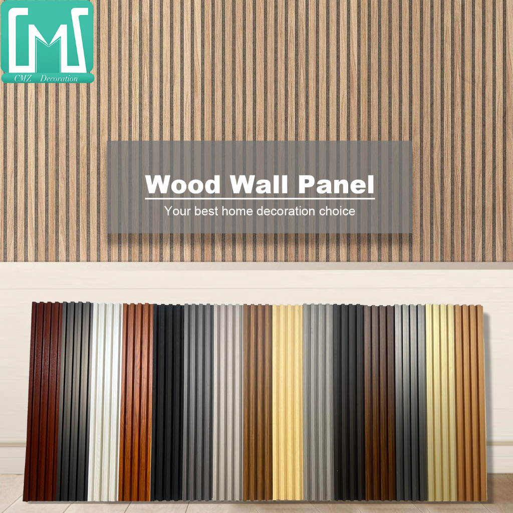 Ecological wood wall panel grille Great Wall board concave-convex ...