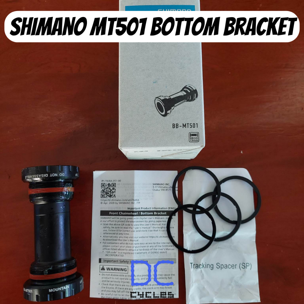 Shimano hollowtech bottom bracket Deore BB52 / MT501 | Shopee Philippines