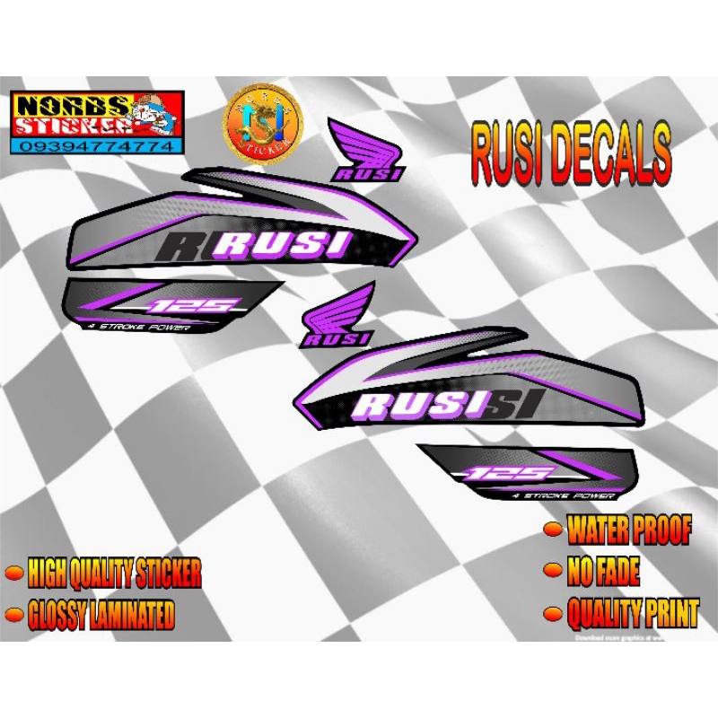 RUSI 125 VIOLET VERSION | Shopee Philippines